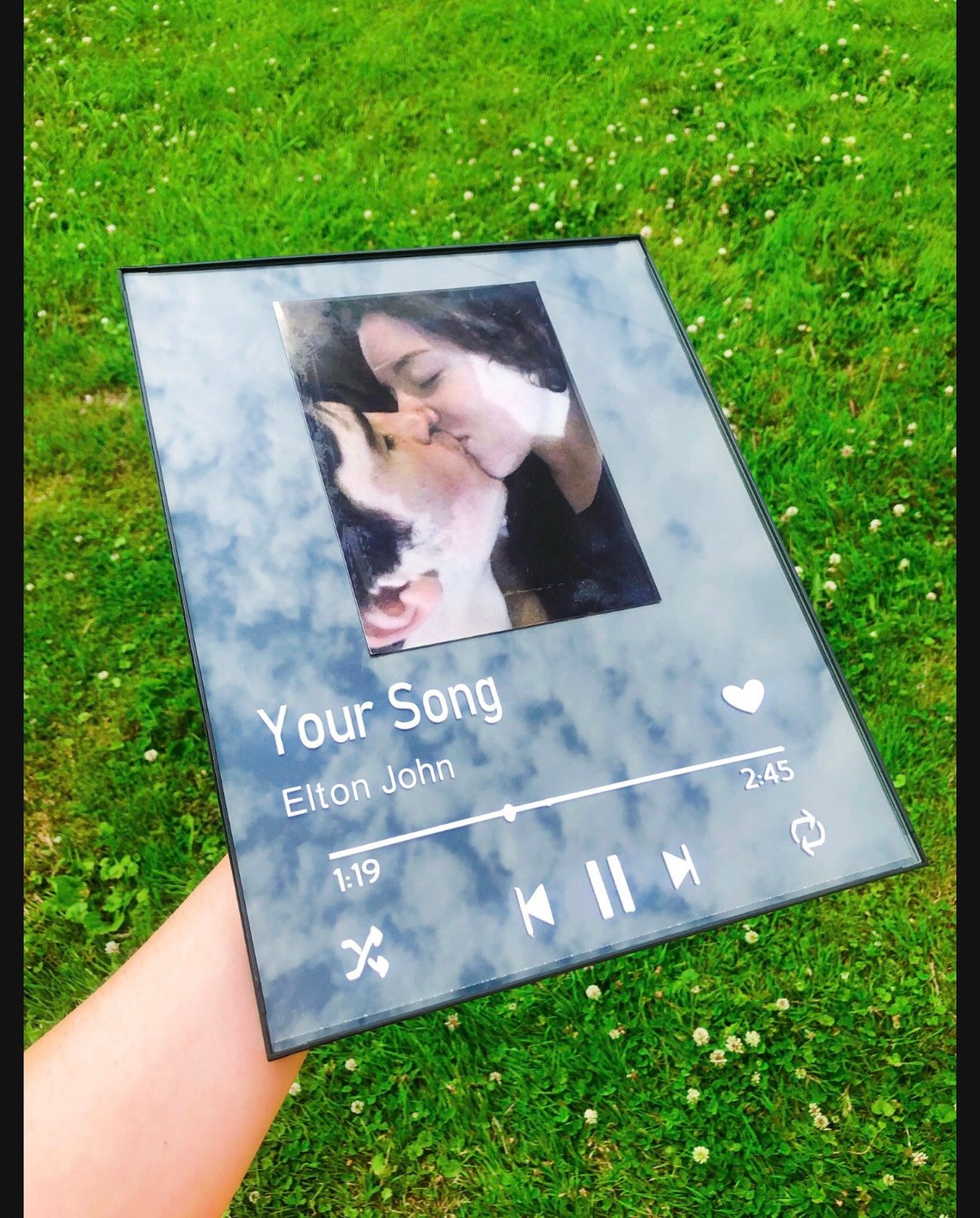 Marco de cristal de Spotify - Etsy España