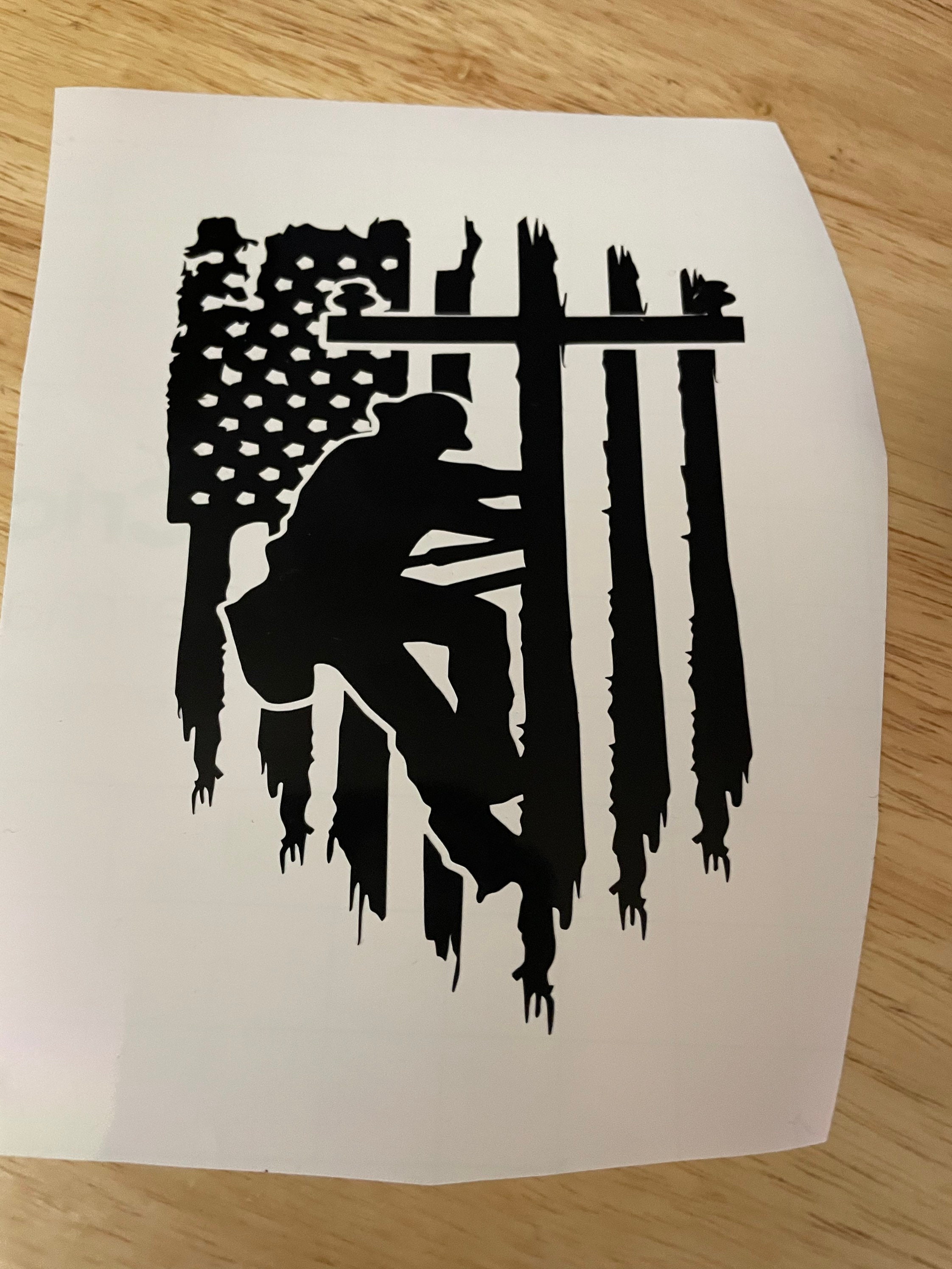 Lineman Car Decal - Etsy