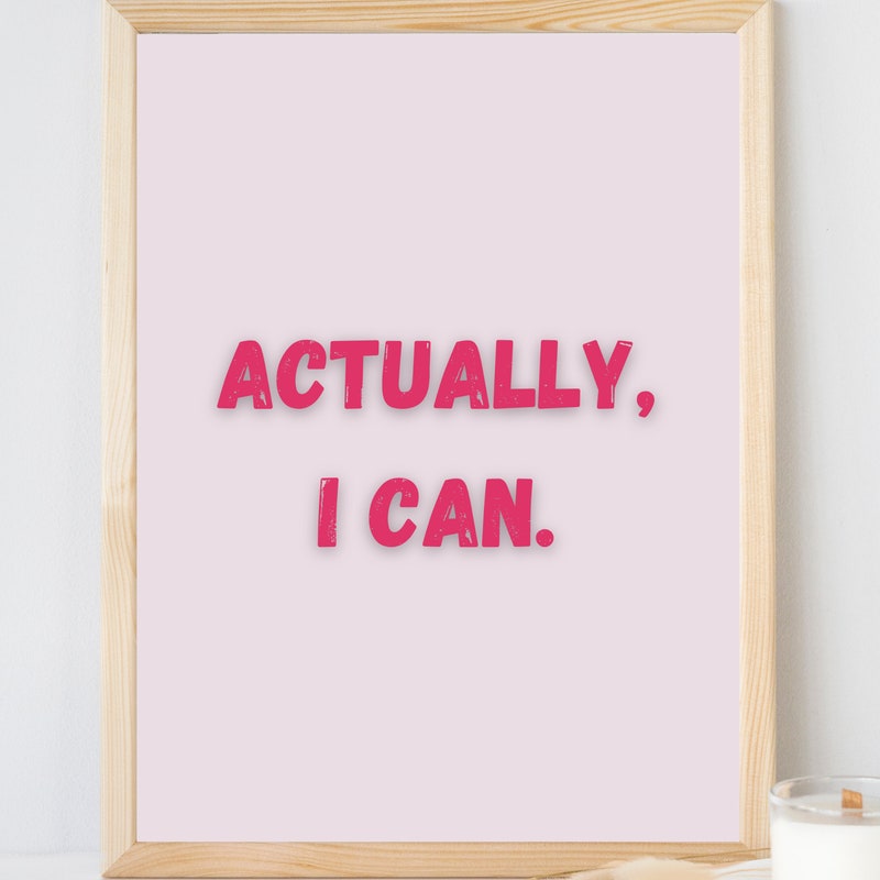 Actually I Can - Etsy