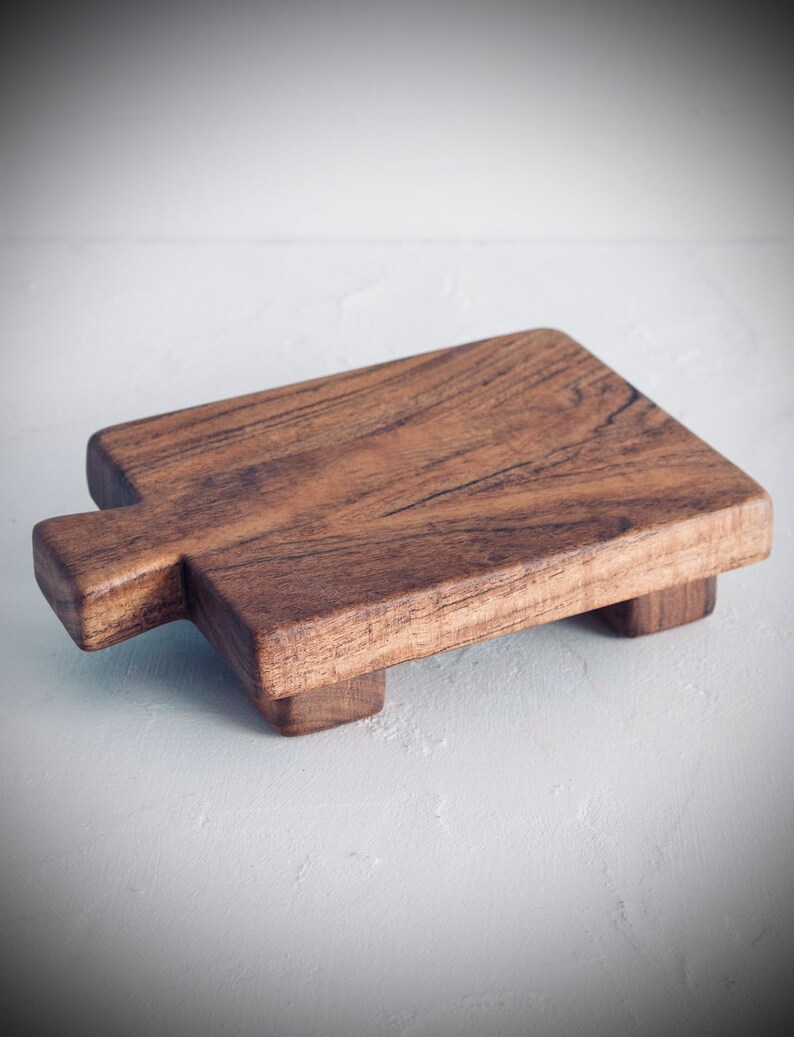 Hand Carved Acacia Wood Counter Riser Hostess Gift Handmade - Etsy