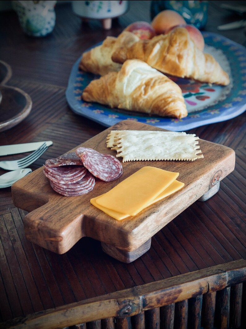 Hand Carved Acacia Wood Counter Riser Hostess Gift Handmade - Etsy