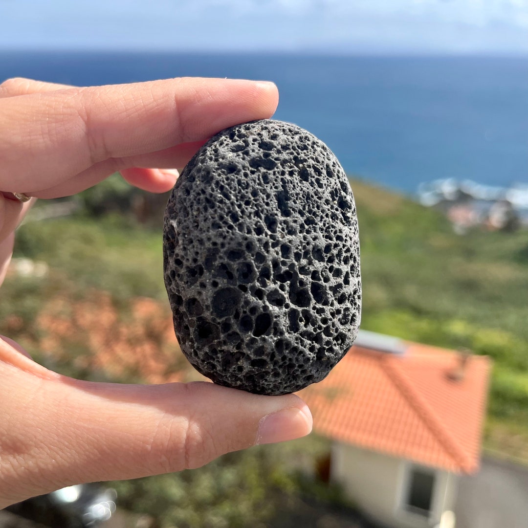 Lava-energetically Strong Stone From the Volcano From Madeira Island ...