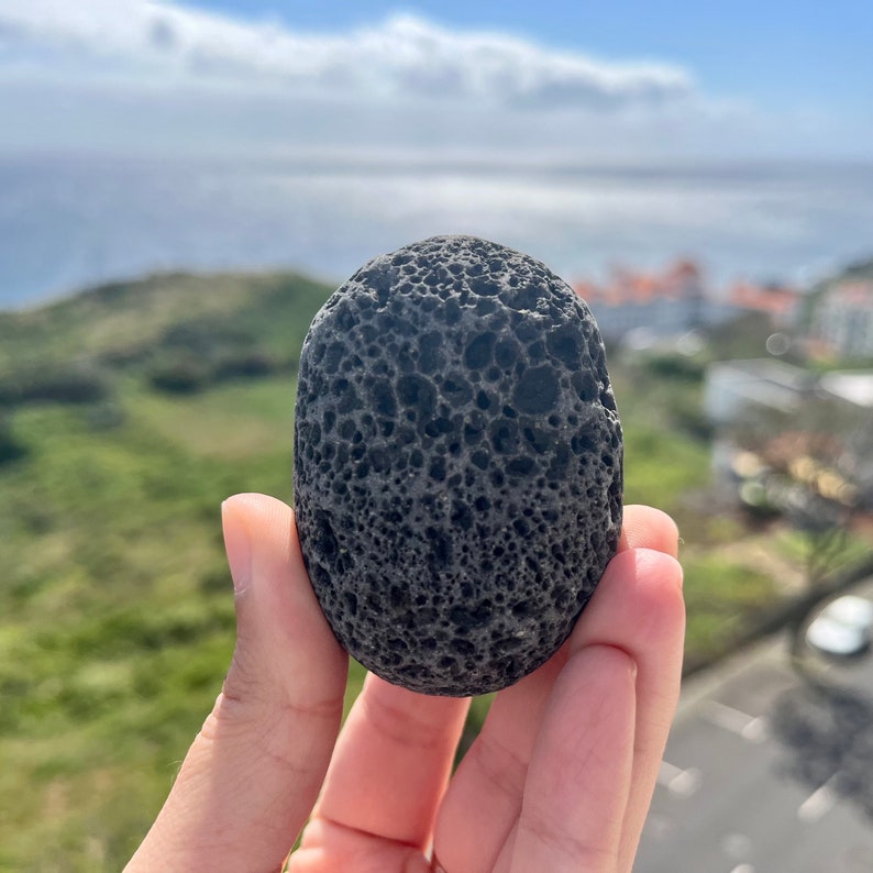 Lava-energetically Strong Stone From the Volcano From Madeira Island ...