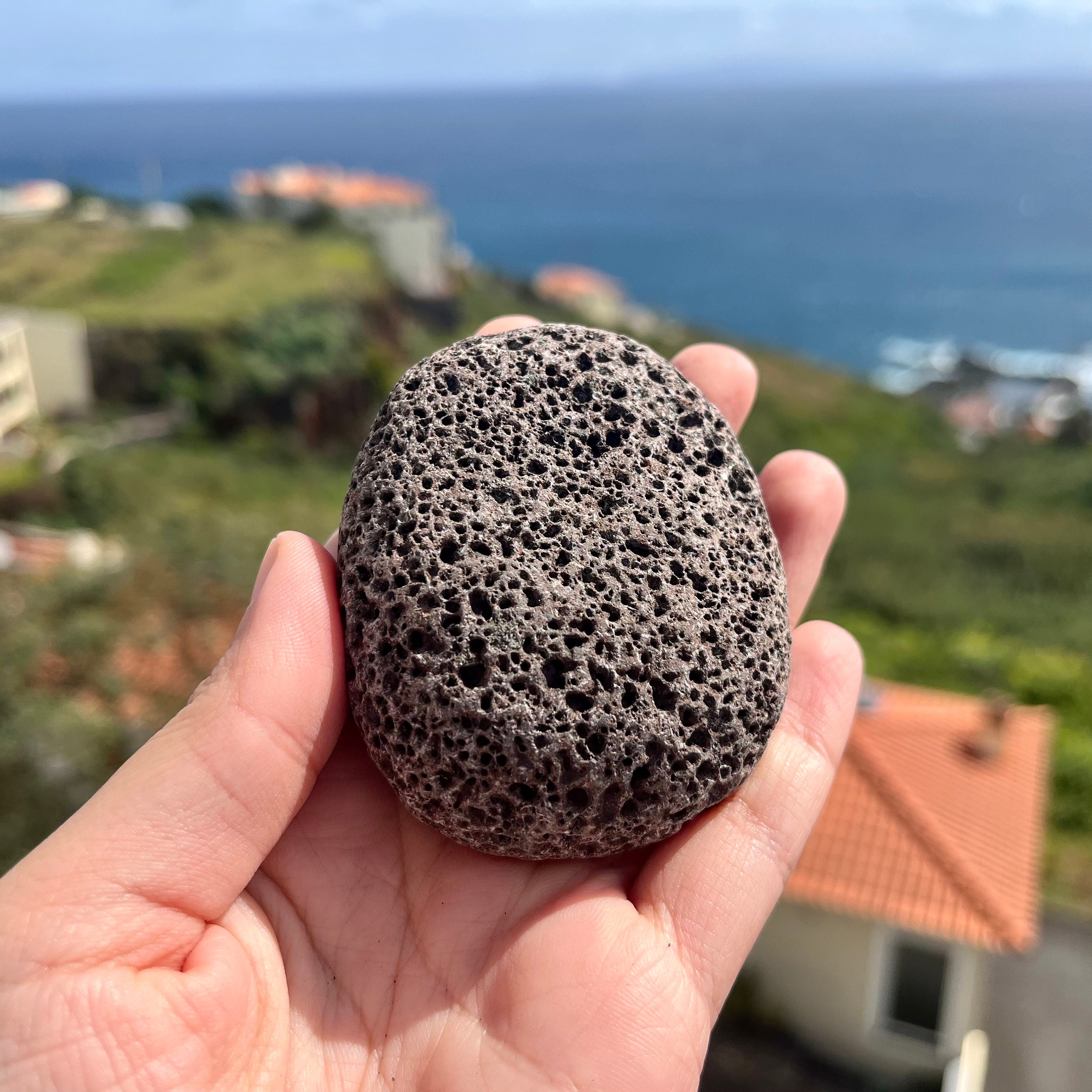 Lava-energetically Strong Stone From the Volcano From Madeira Island ...