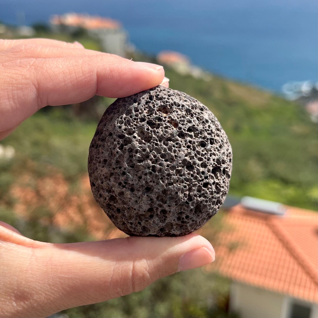 Lava-energetically Strong Stone From the Volcano From Madeira Island ...