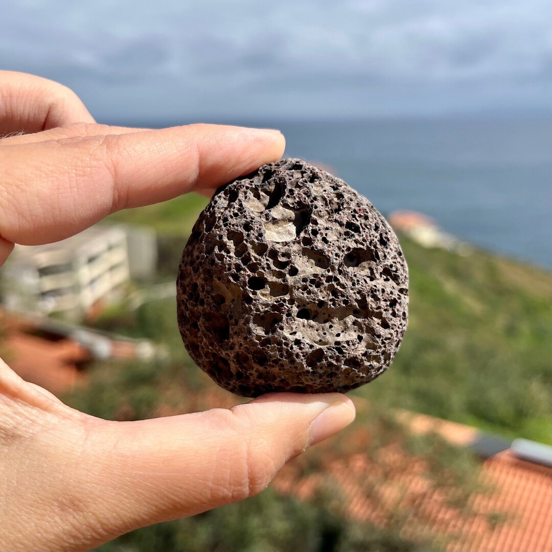 Lava Energetically Strong Stone From the Volcano From Madeira Island ...