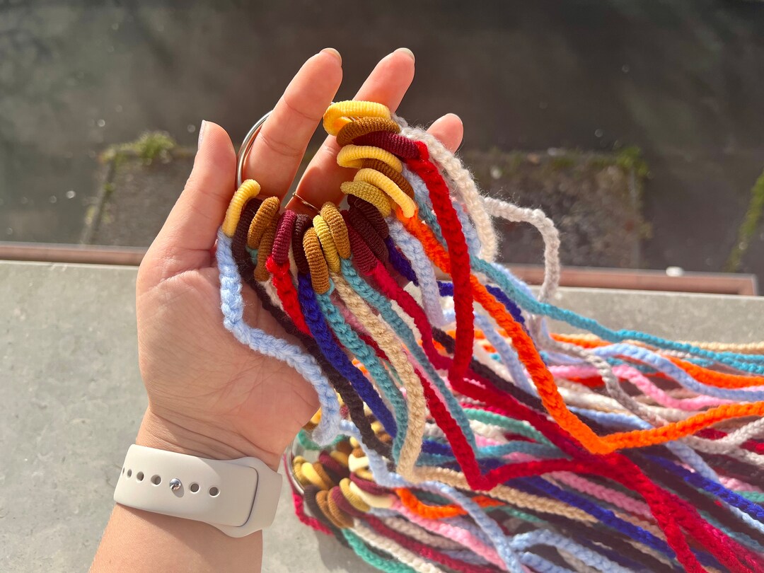 Elasticated Dreadlocks Mix 50 Pieces, Rasta Braids, Elasticated ...