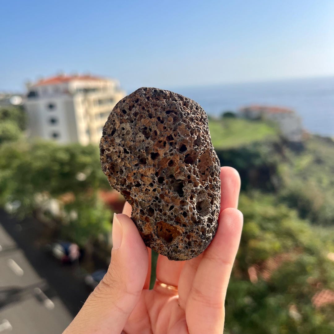 Madeira Volcanic Lava Rock: Natural Decor Stone - Etsy