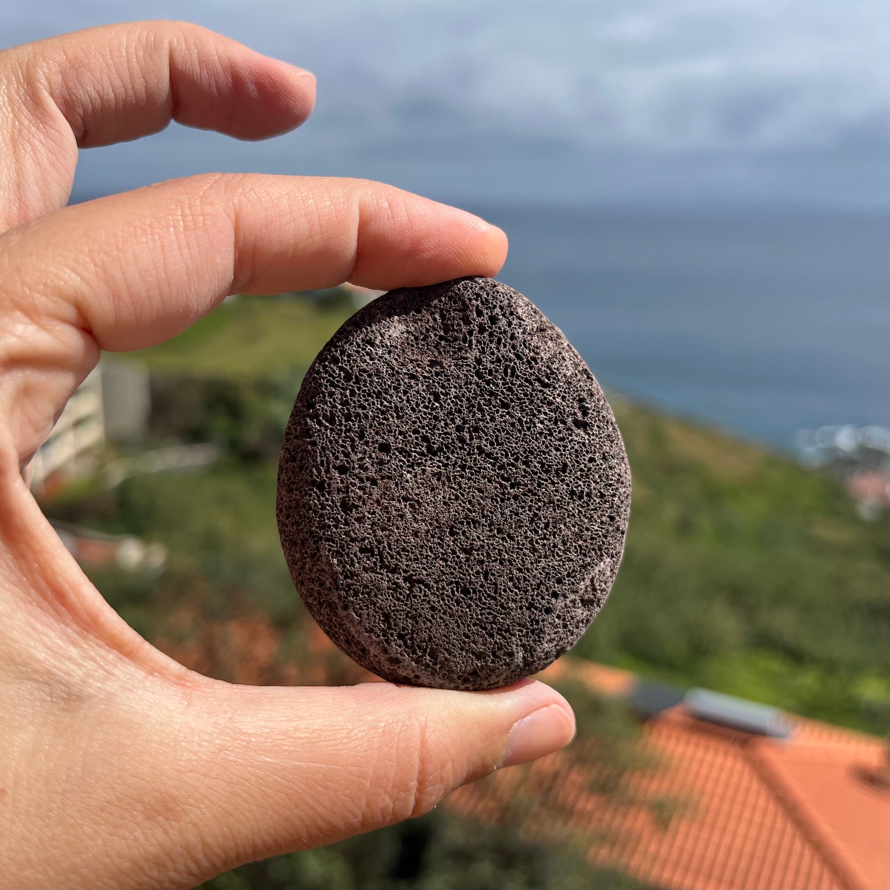 Lava-energetically Strong Stone From the Volcano From Madeira Island ...
