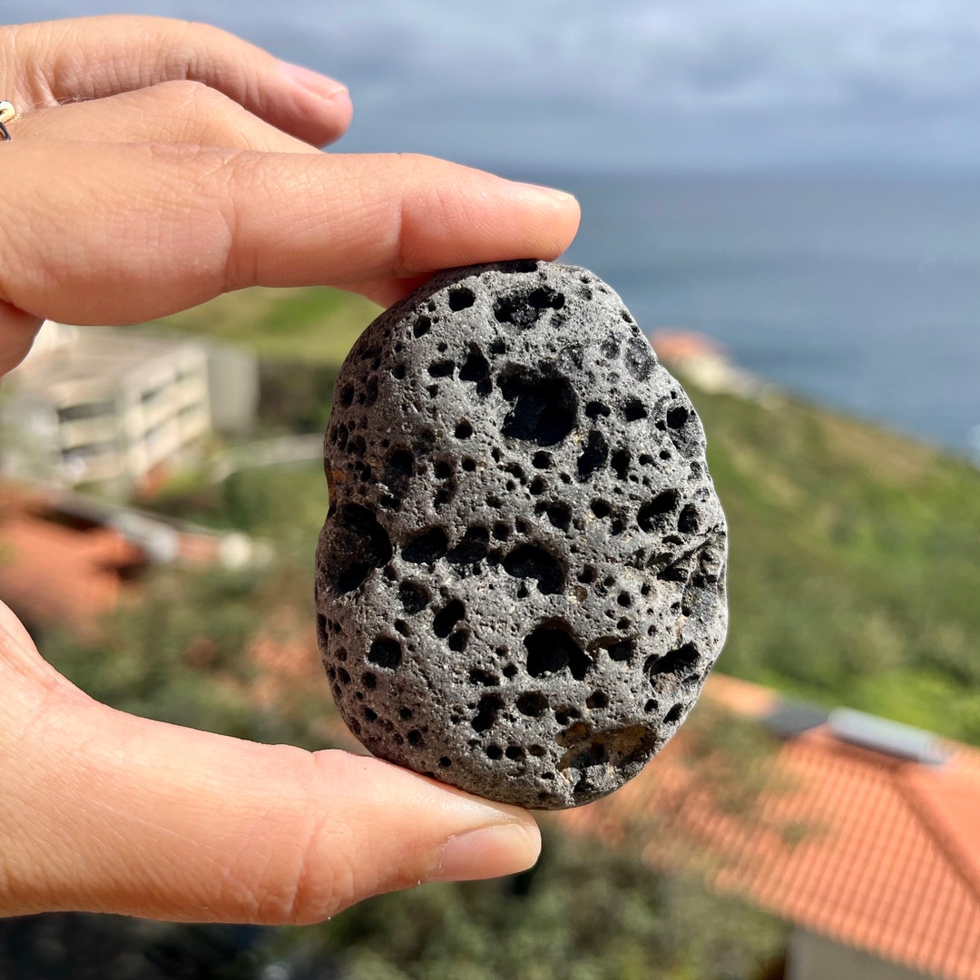 Lava-energetically Strong Stone From the Volcano From Madeira Island ...