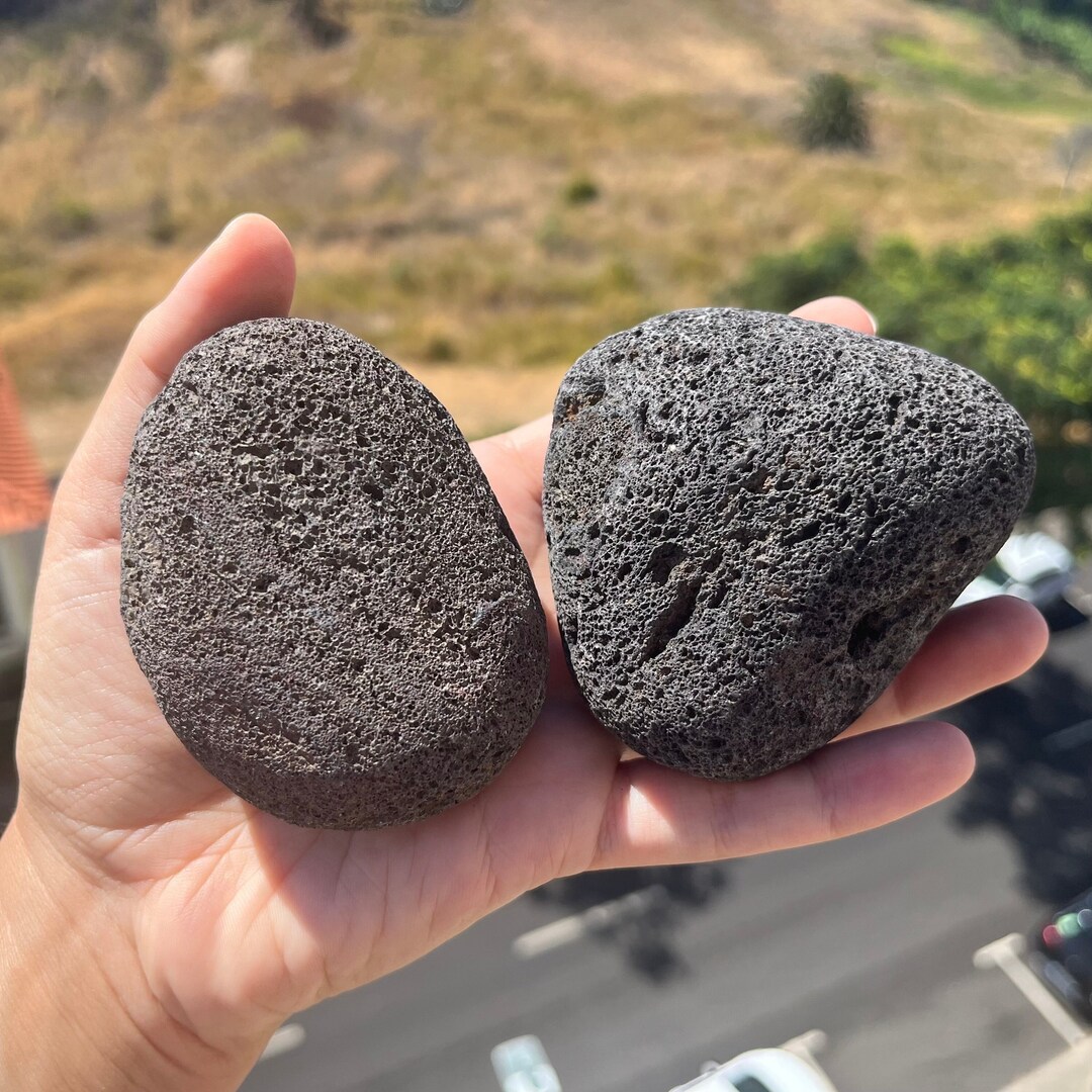 Two Large Lava Rocks, Perfect for Aquariums & Terrariums, Volcanic Ash ...