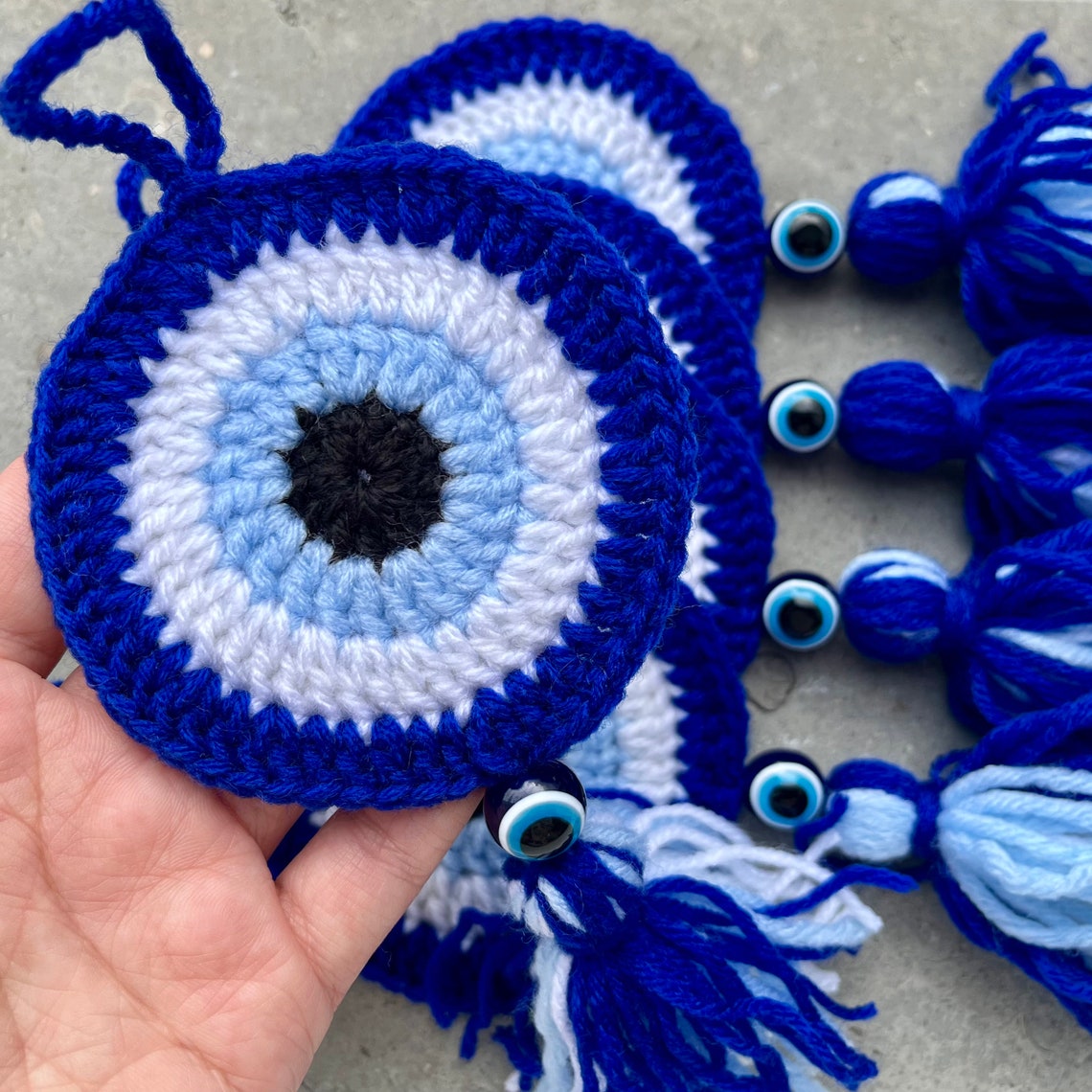Evil Eye Wall Hanging, Evil Eye Wall Charm,home Decor, Home Gift Idea ...