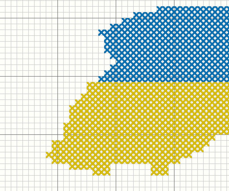 Big Map of Ukraine Cross Stitch Pattern Pdf Ukrainian Ornament Map of ...