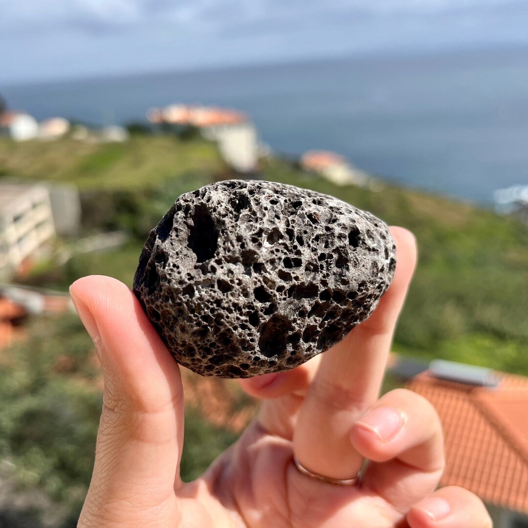 Lava Energetically Strong Stone From the Volcano From Madeira Island ...