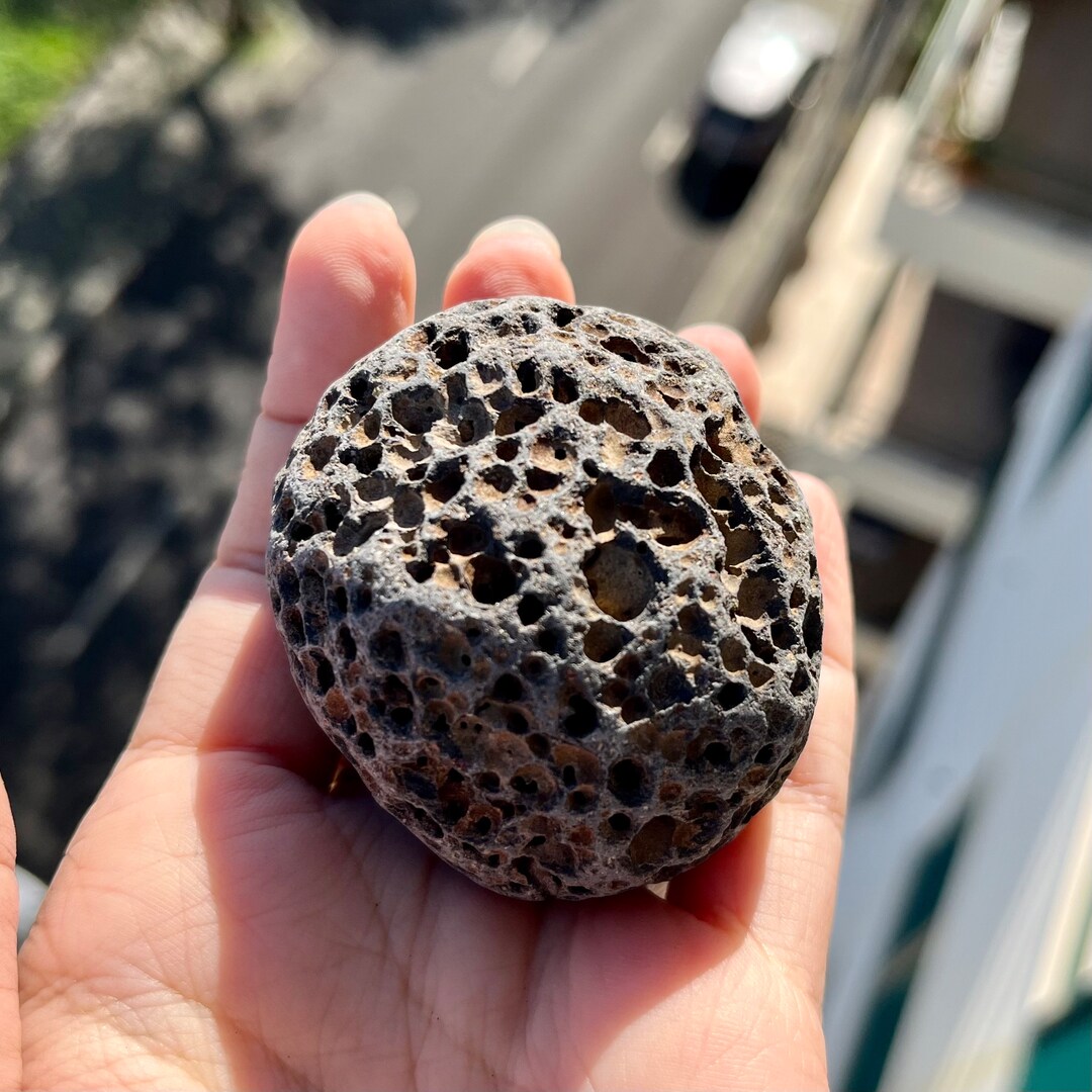 Lava-energetically Strong Stone From the Volcano From Madeira Island ...