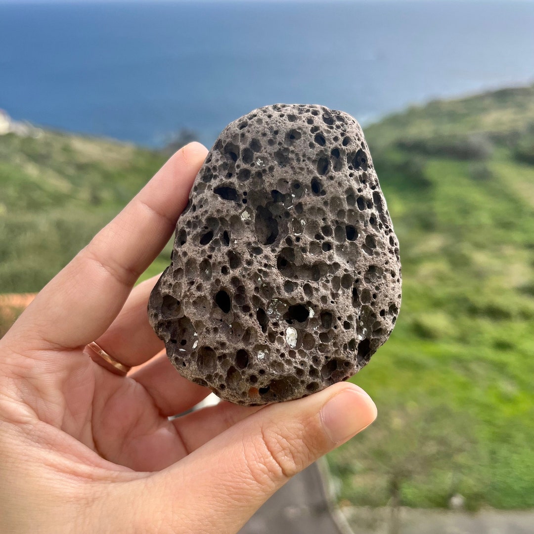 Lava-energetically Strong Stone From the Volcano From Madeira Island ...