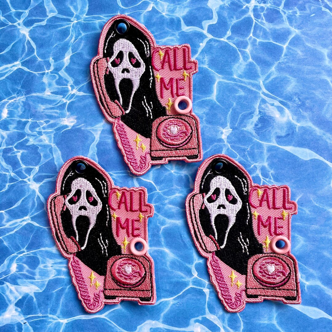 Ghostface Horror Movie Roller Skate Lace Patch - Individual Shoelace ...