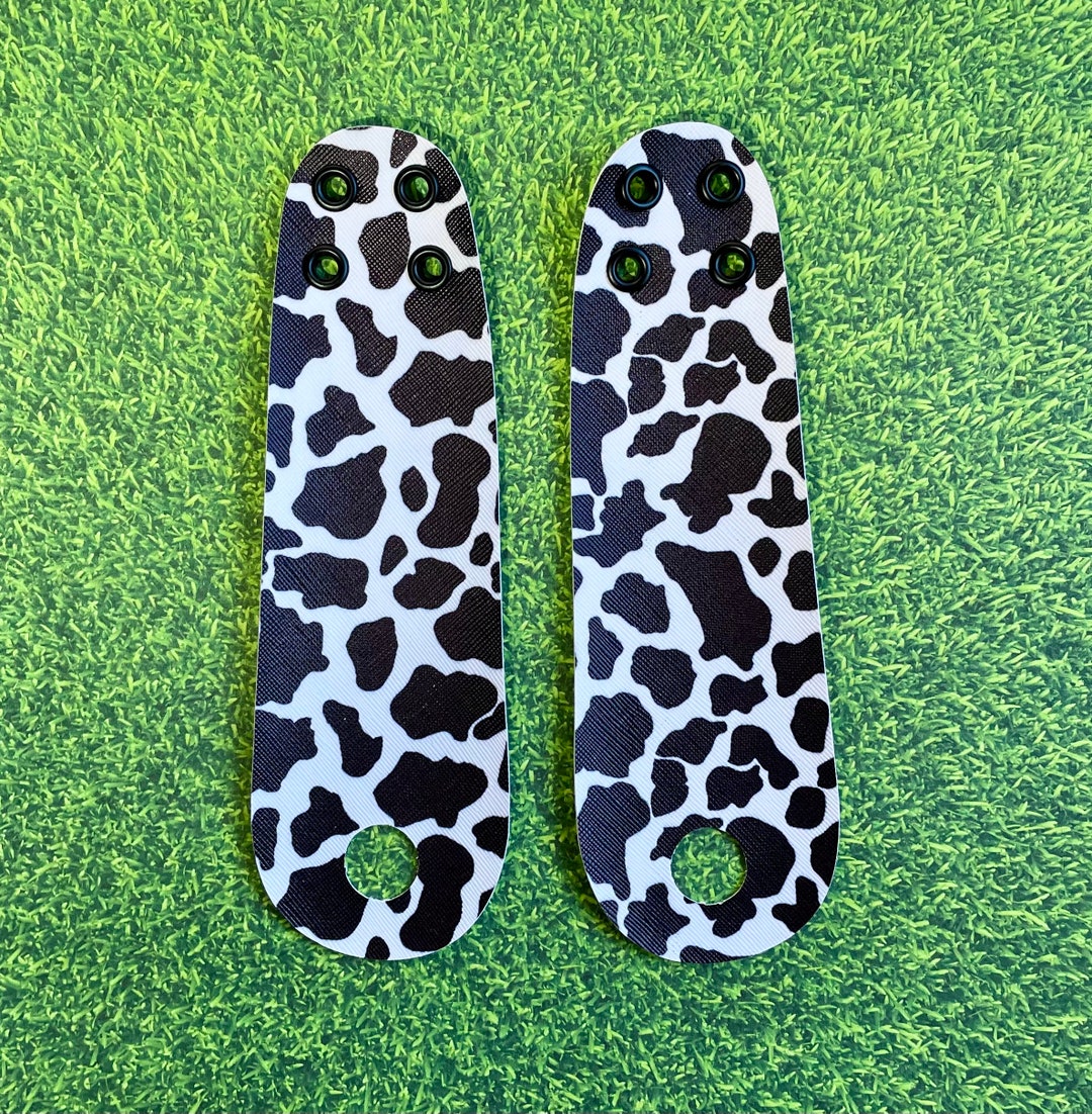 Cow Print Roller Skate Toe Guard PAIR - Moo Toe Strip for Roller Skates ...