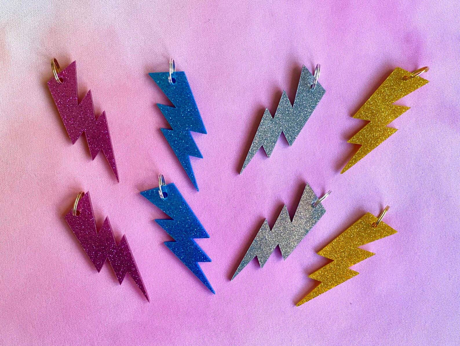 Lightning Roller Skate Lace Charm Acrylic Lightning Bolt - Etsy