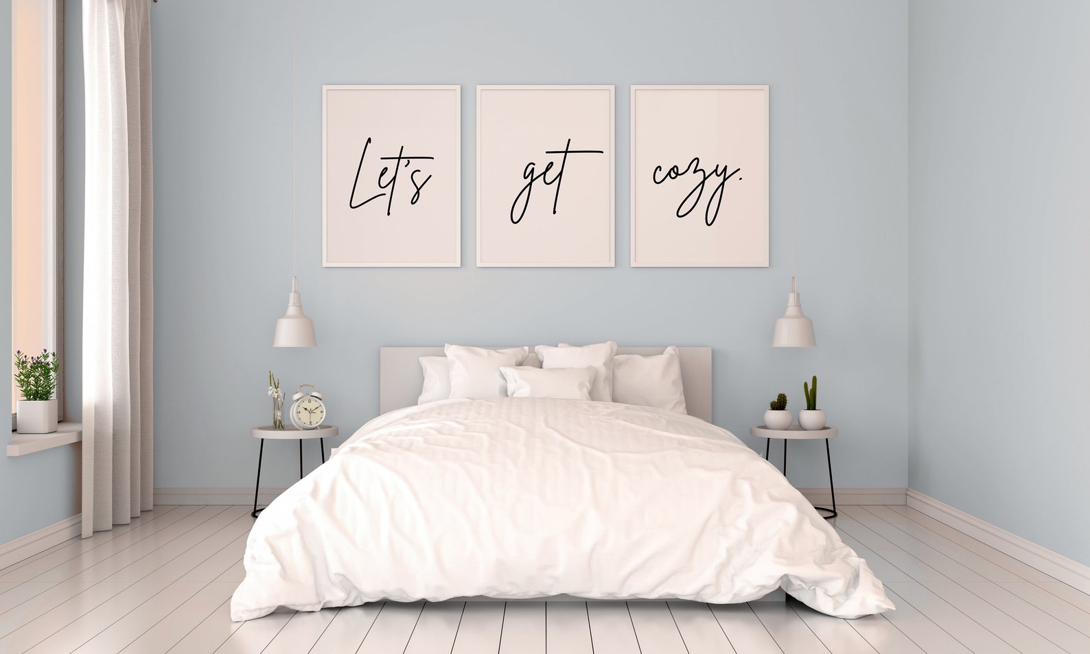 Let's Get Cozy Wall Art Digital Wall Art Download Living Room Wall Art ...