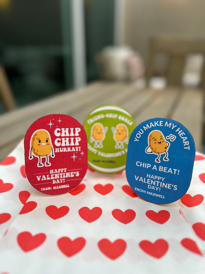 Chips Kids Valentines Printable - for Pringles Snack Size Chips, Kids ...