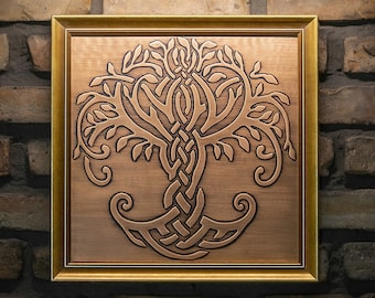 Gorgeous Tree of Life in a Beautiful Unique Wooden Frame. | Etsy