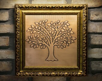 Celtic Tree of Life in a Beautiful Unique Wooden Frame. | Etsy