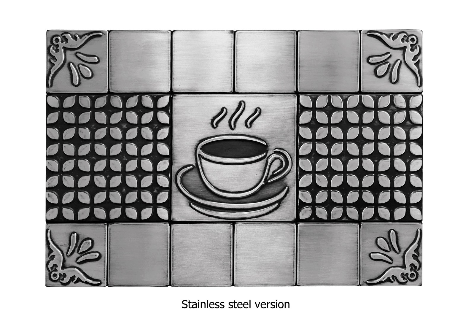 Beautiful backsplash with a cup of coffee Set of 15 Handmade | Etsy