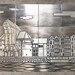 Beautiful City View SET 12 HANDMADE Tiles 100% Stainless Steel, Copper ...