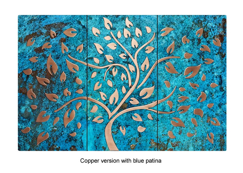 Most Loved Real Metal Tree of Life Backsplash – Handmade Stainless ...