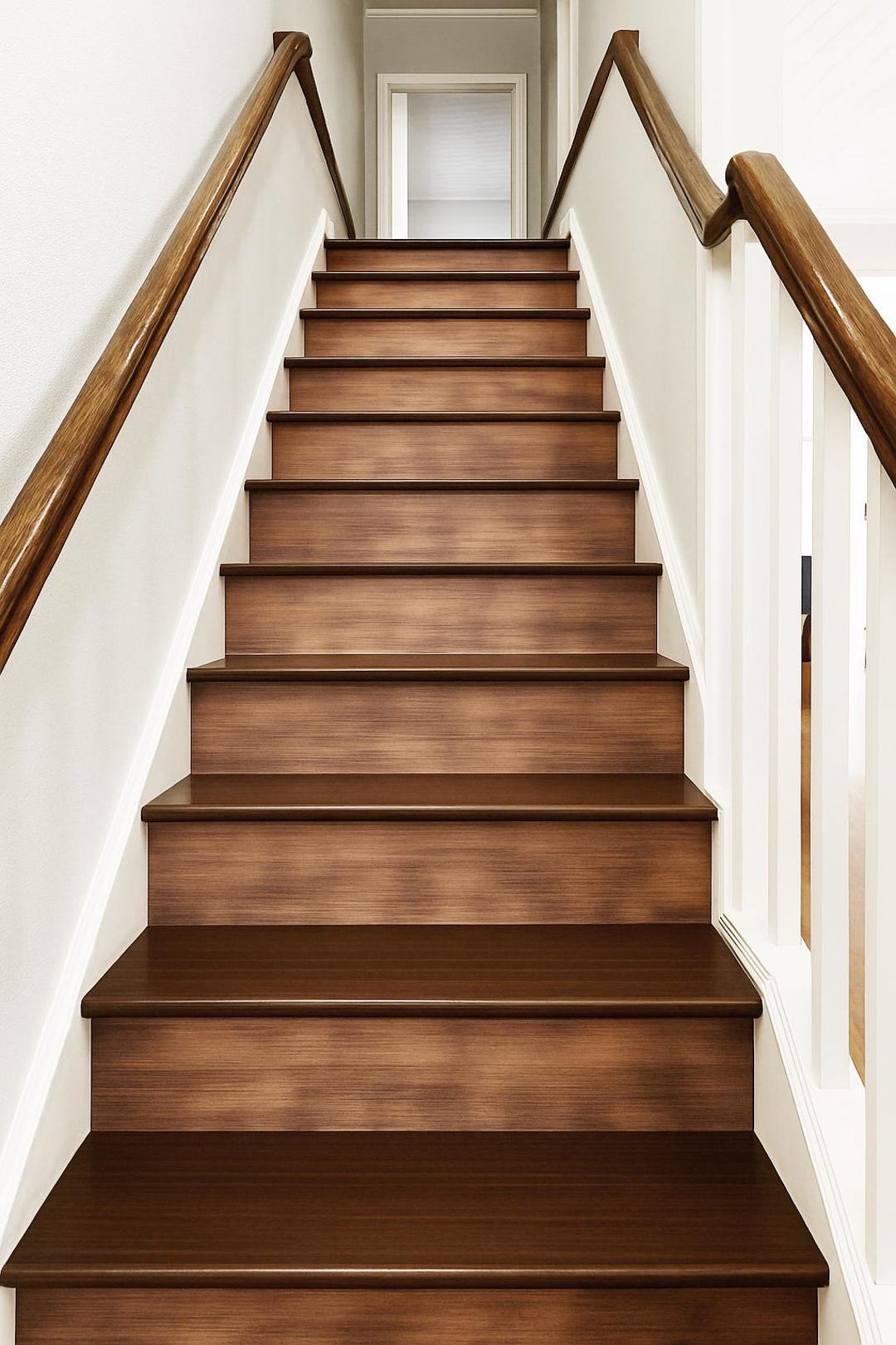 Elegant Real Metal Stair Risers – Handcrafted Copper, Brass or ...