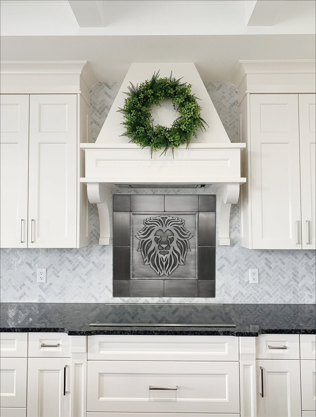 Lion - Set of 13 Handmade Tiles - Stainless Steel, Copper or Brass - Etsy