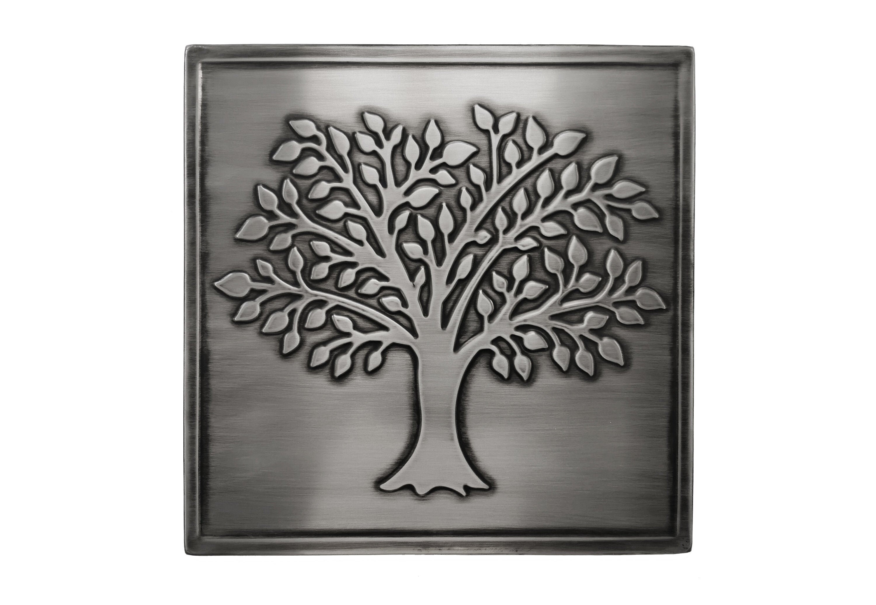 Tree of Life Handmade Tile. Material 100% Stainless Steel. - Etsy
