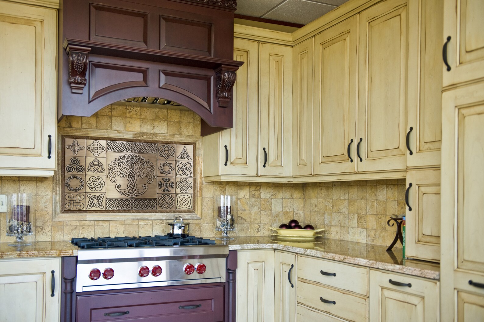 Beautiful Unique Celtic Backsplash Set of 21 Handmade Tiles | Etsy