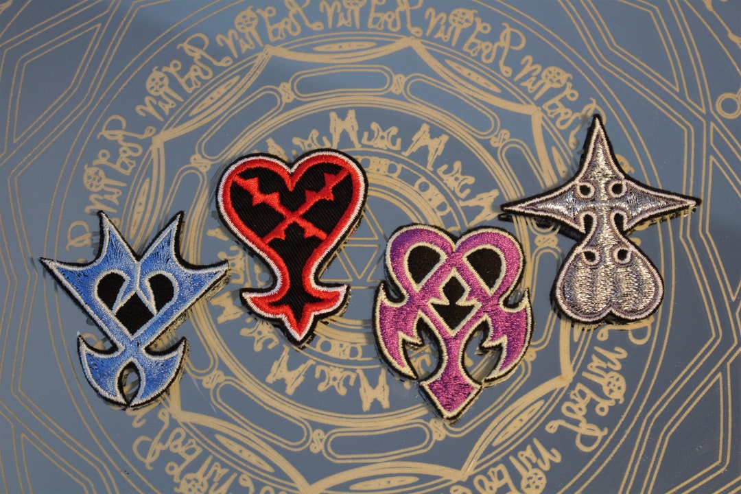 Kingdom Hearts Emblems Patches - Etsy