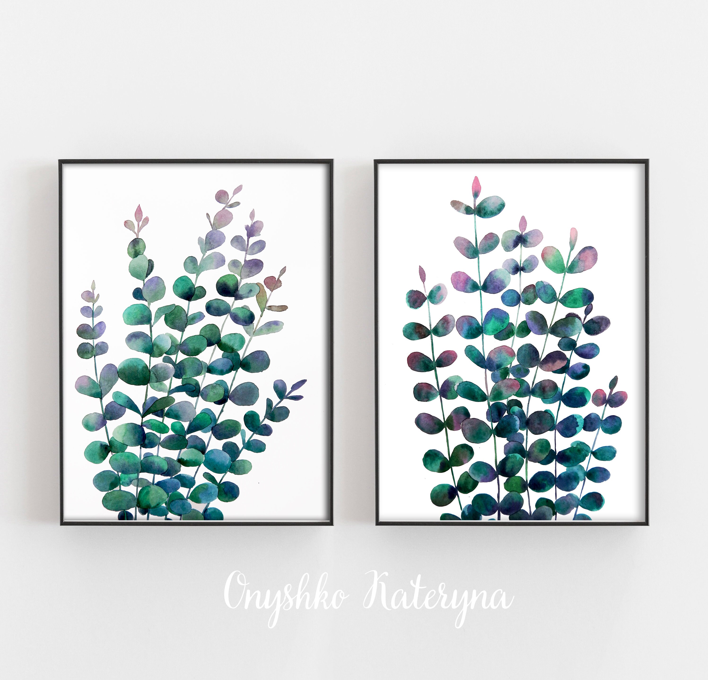 Eucalyptus Leaves Eucalyptus Branch Eucalyptus Poster | Etsy