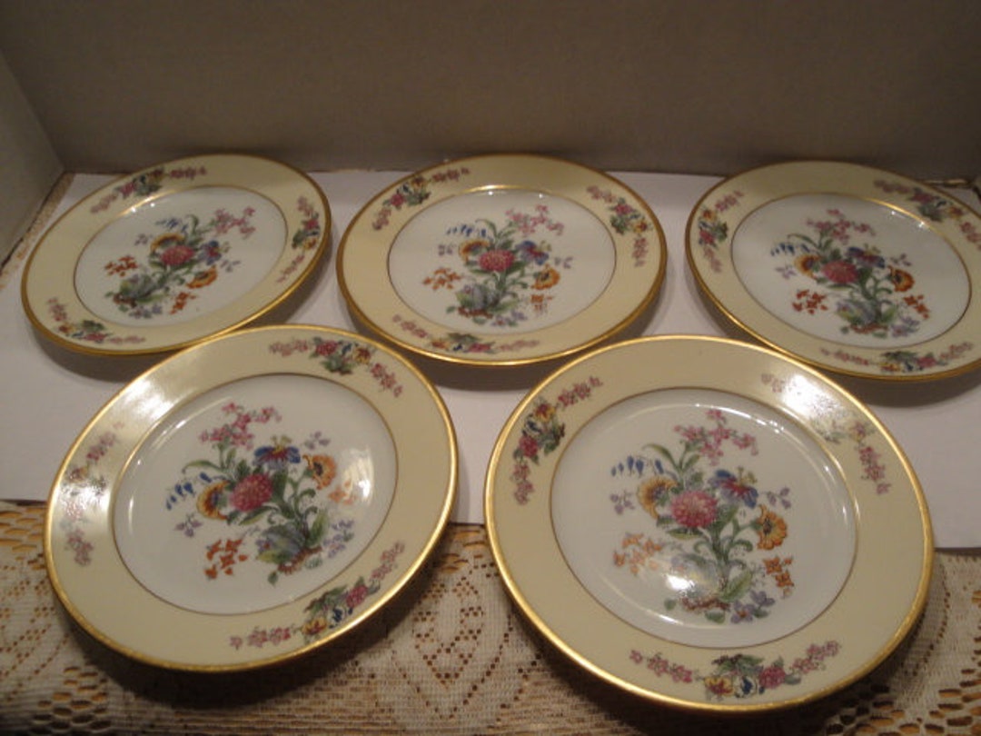 Set of 5 Rosenthal Selb Bavaria Dessert Floral 6" Plates - Etsy