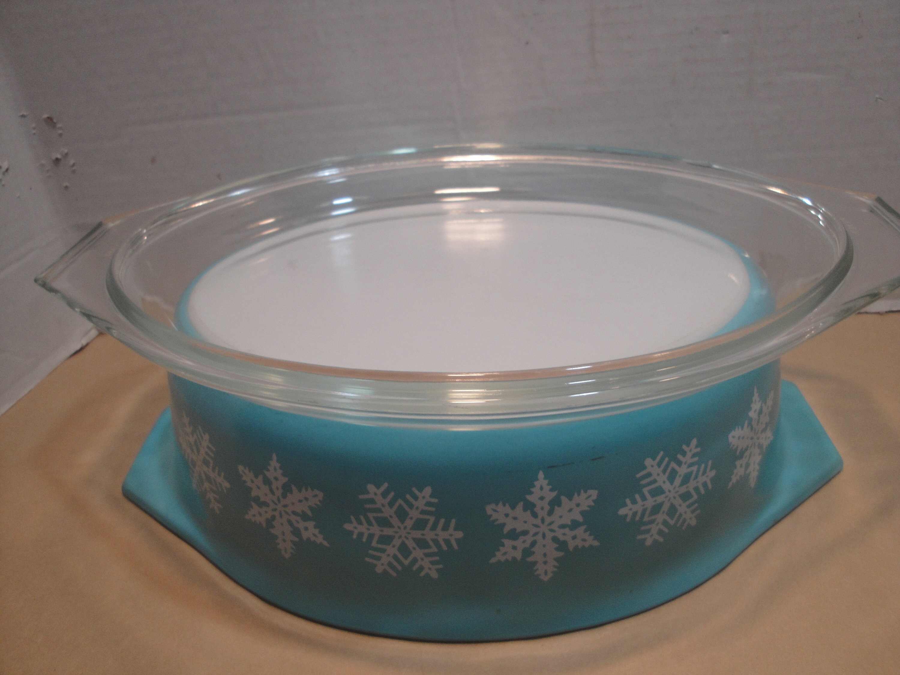 Vintage Pyrex Large Oval Casserole/baking Dish, 2 1/2 Quart Baking Pan ...