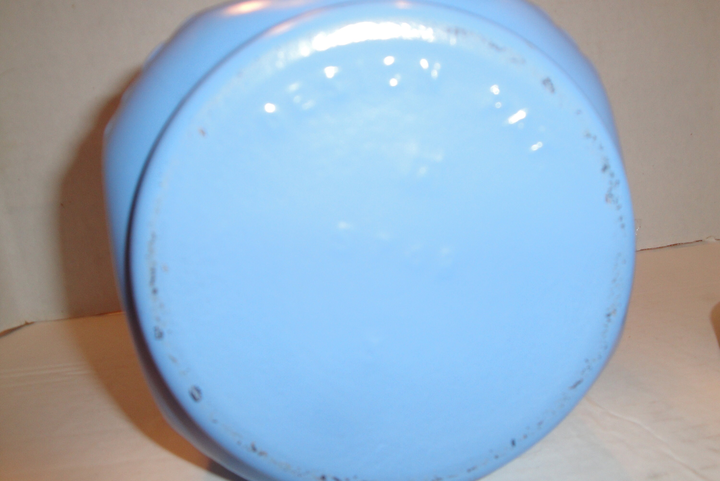 Fired on Blue Delphite Glass Canister/hoosier Jar rare - Etsy