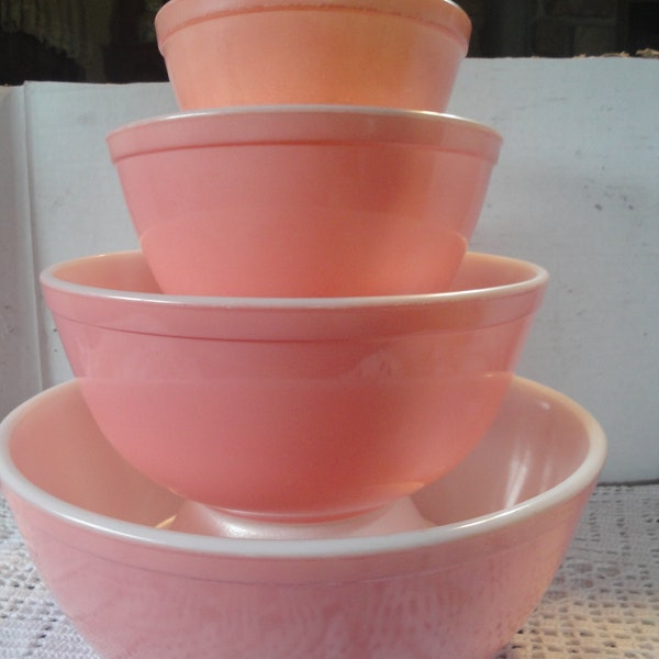 Pink Pyrex Bowls - Etsy