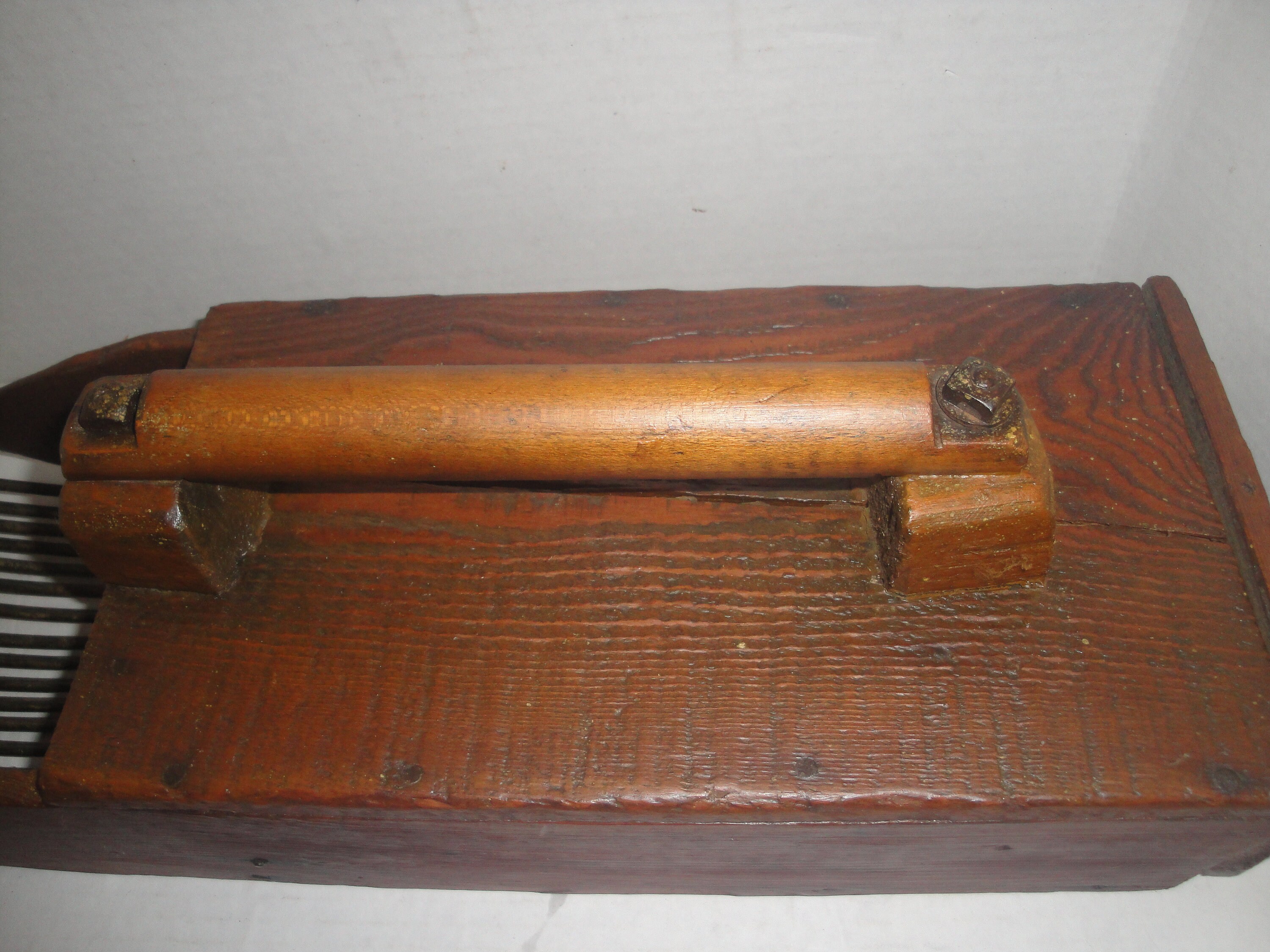 Vintage Primitive Oak Wood Blueberry Picker, Scoop, Rake Farm House ...