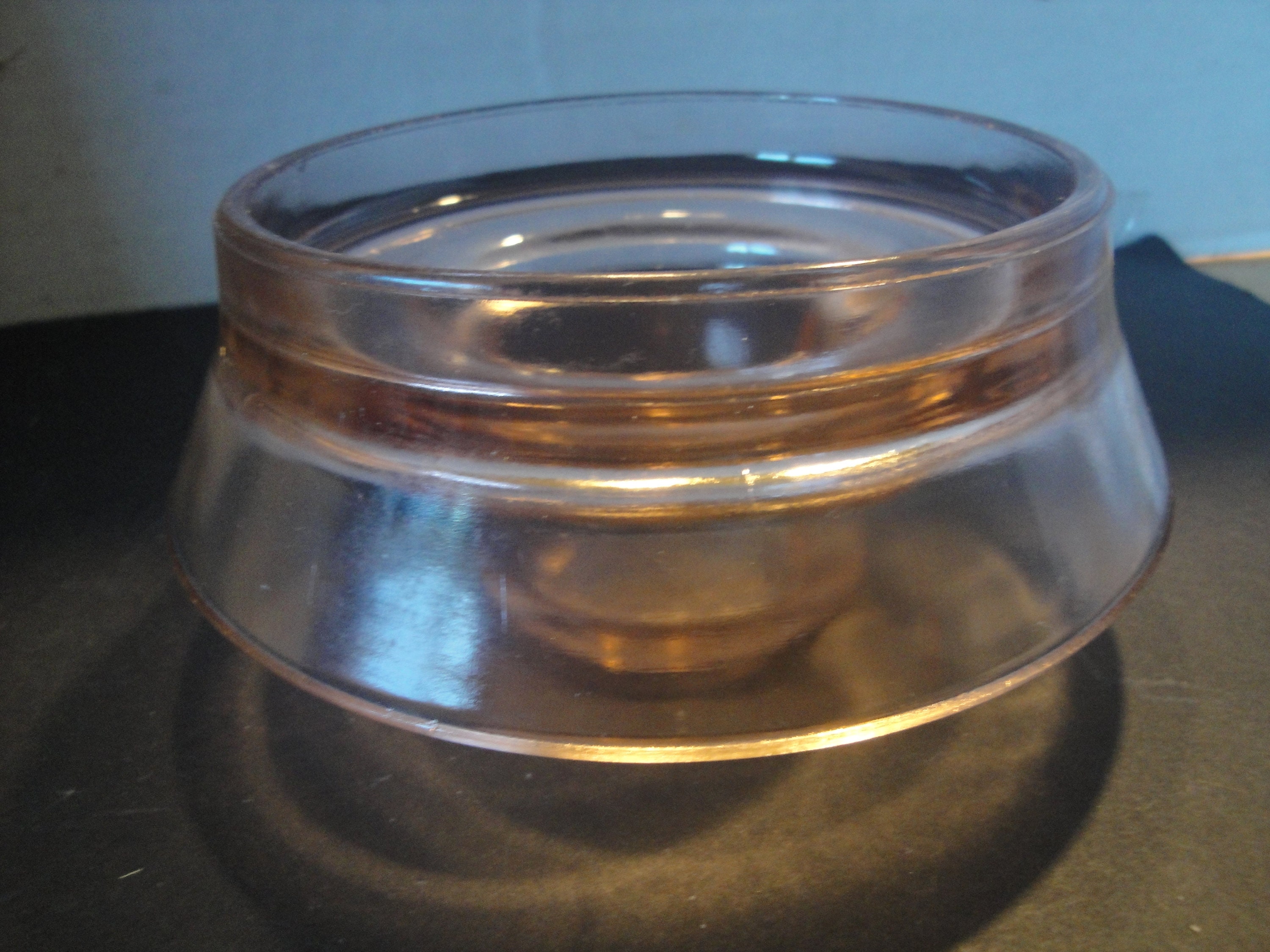 Very Rare: Pink Depression Glass Chicken Waterer Base Feeder, Farmhouse ...