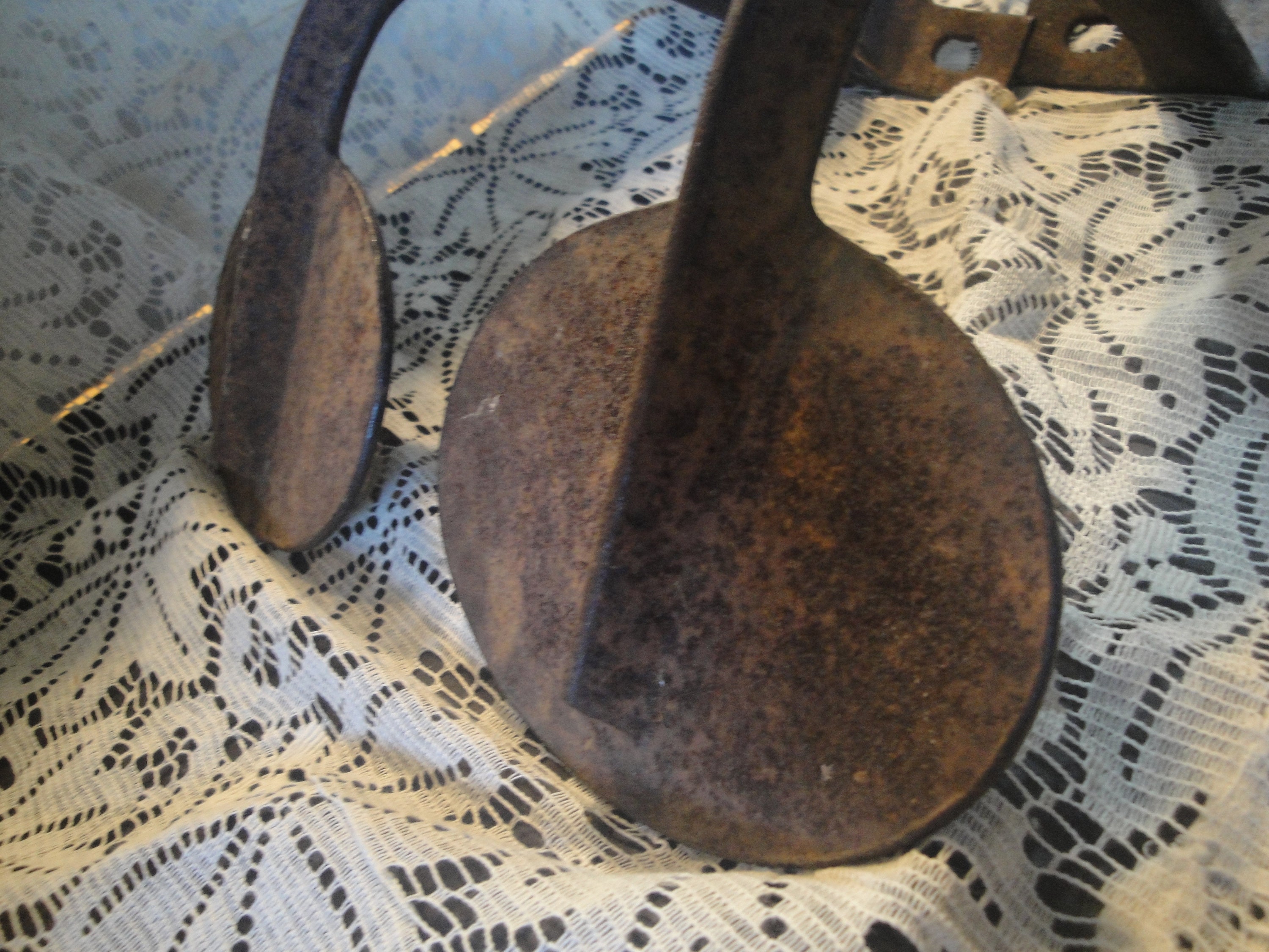 Rusty is This Nice Pair of Cast Iron Buggy Steps, Carriage Steps, Steps ...