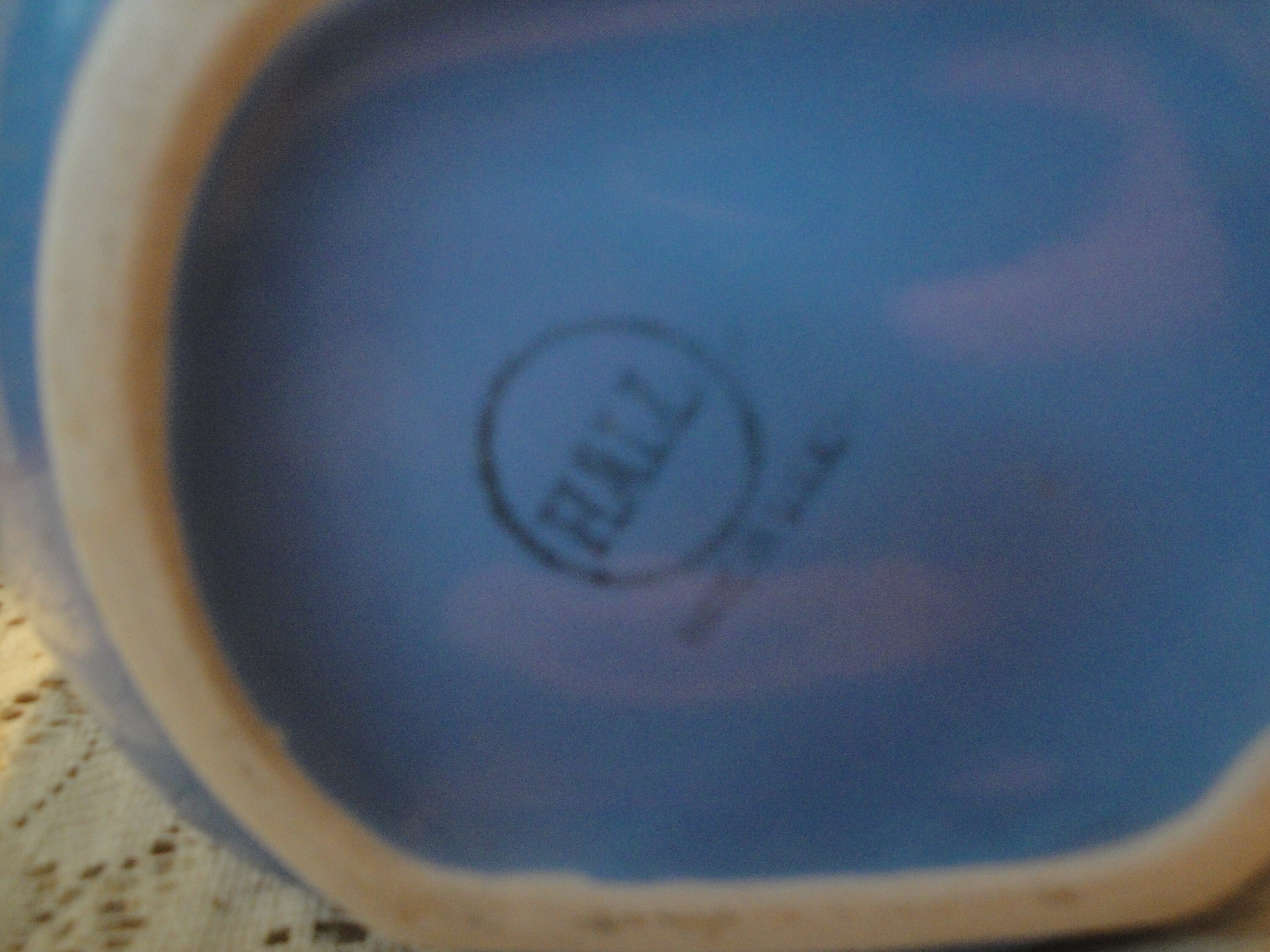 Vintage Hall USA 1950's Sky Blue Donut Pitcher With Ice Lip, Excelllent ...