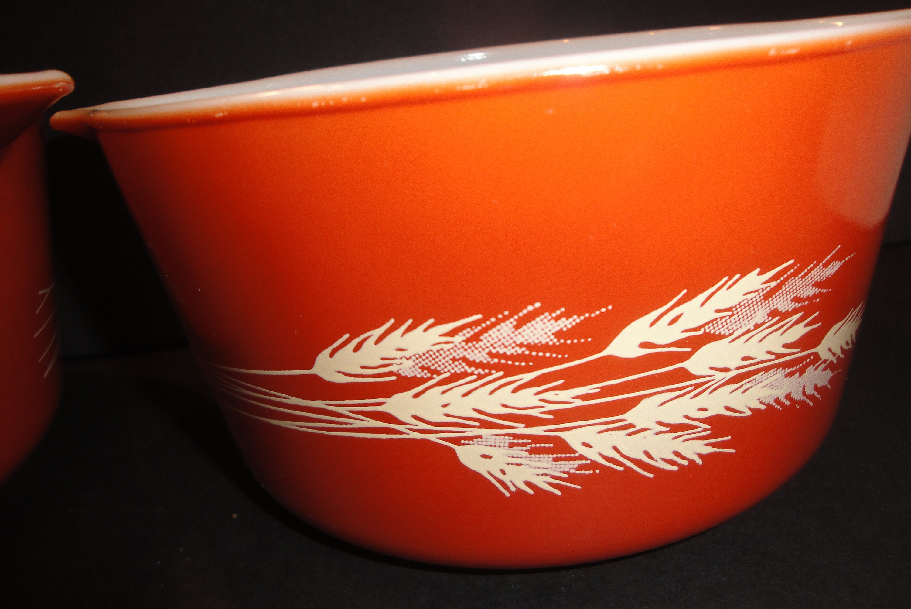 Vintage Pyrex Autumn Harvest Wheat Fall Nesting Dishes. - Etsy