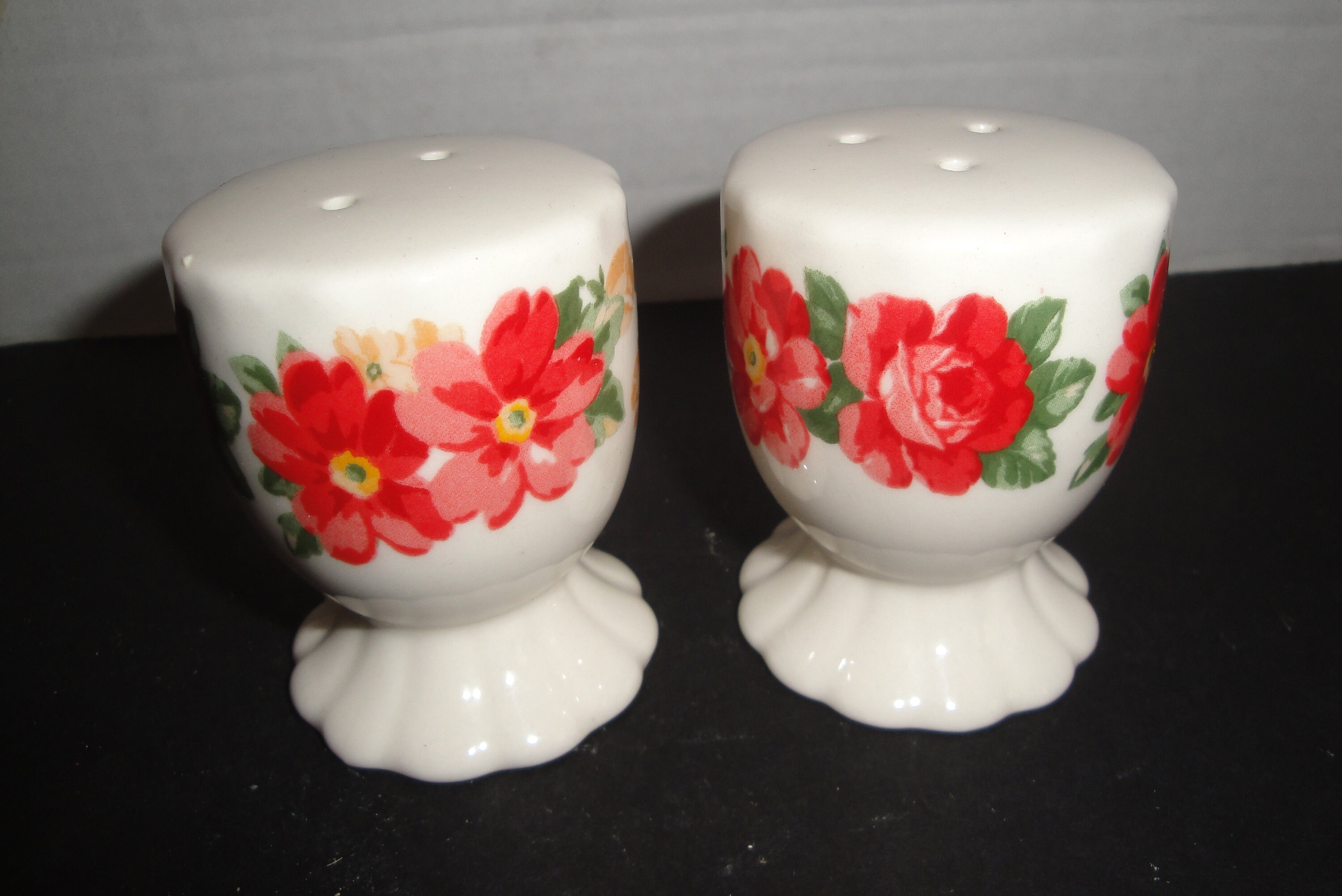 Victorian Salt and Pepper Shakers - Romantic Floral, Shabby and Cottage ...