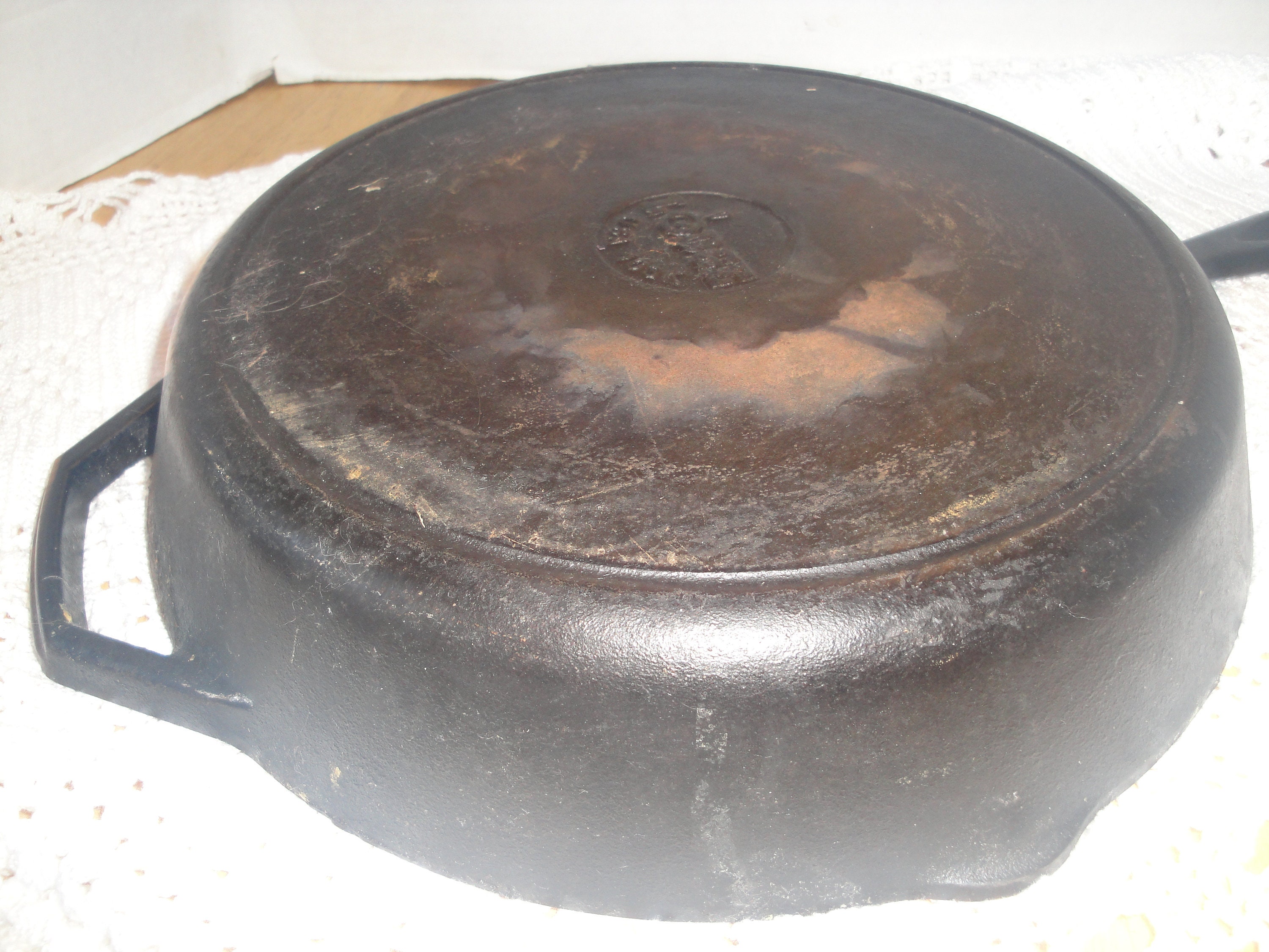 Lodge 12 Old Country Style Original Cast Iron Skillet, Fry Pan, - Etsy