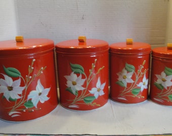 Retro Canister Set | Etsy