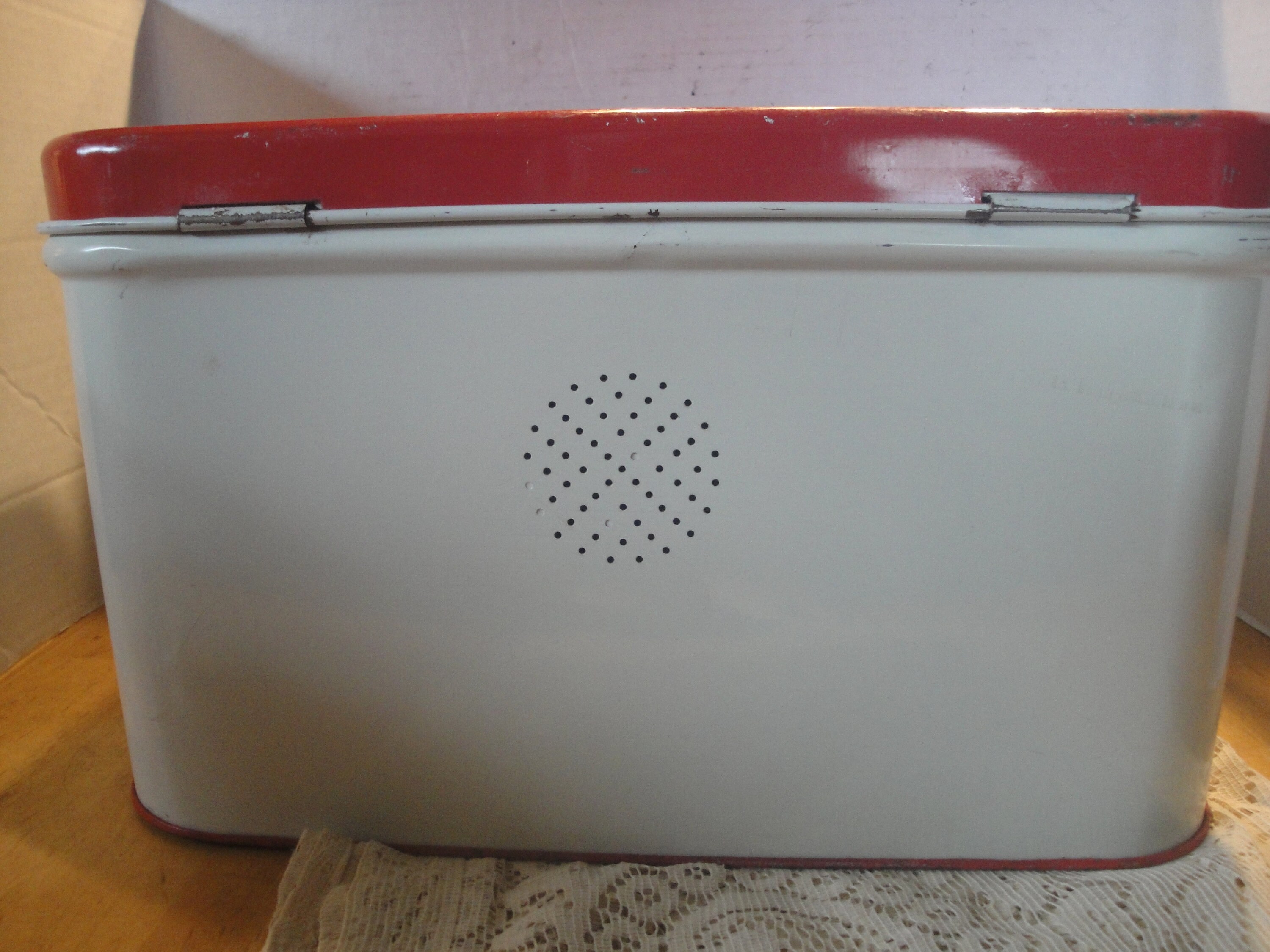 Vintaage Metal Bread Box Tin, Front Floral Print, Floral Kitchenware - Etsy
