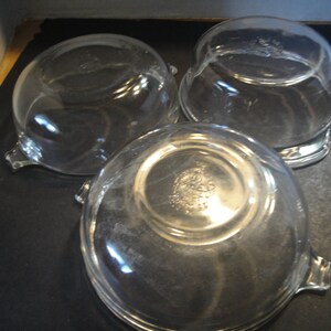 2 Pyrex Vintage Mini Casserole Dishes and 1 Fire King Casserole Dish ...